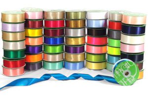 ~1.5 Inch(36MM) Luster Double Faced Satin Ribbon with Woven Edge