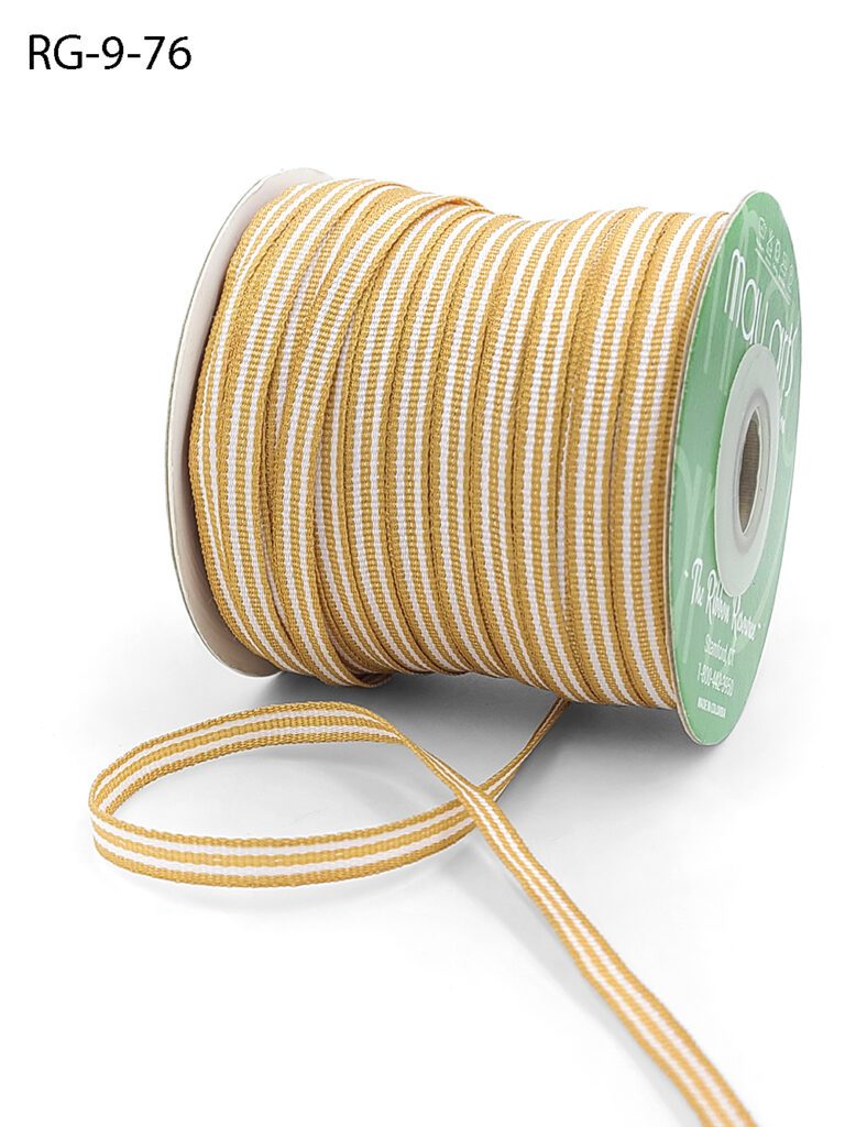 Woven Grosgrain Stripe Ribbon - Wholesale - May Arts Ribbon