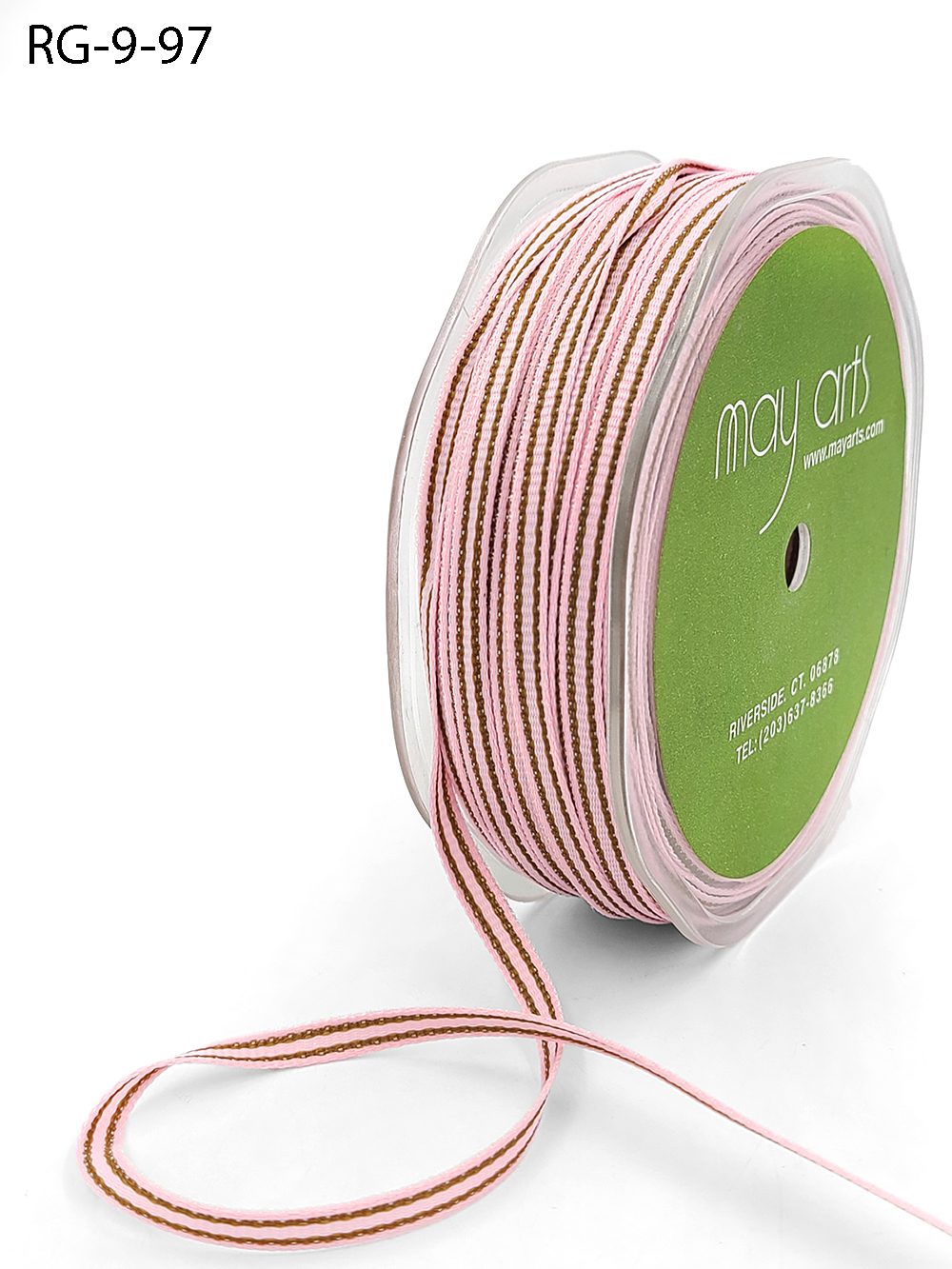 Woven Grosgrain Stripe Ribbon - Wholesale - May Arts Ribbon