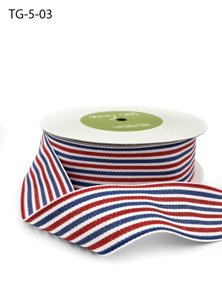 Multicolor Striped Grosgrain Ribbon - 1.5" Online Ribbon - May Arts