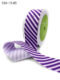 Diagonal Stripe Printed Grosgrain Ribbon - 1.5" Online Ribbon