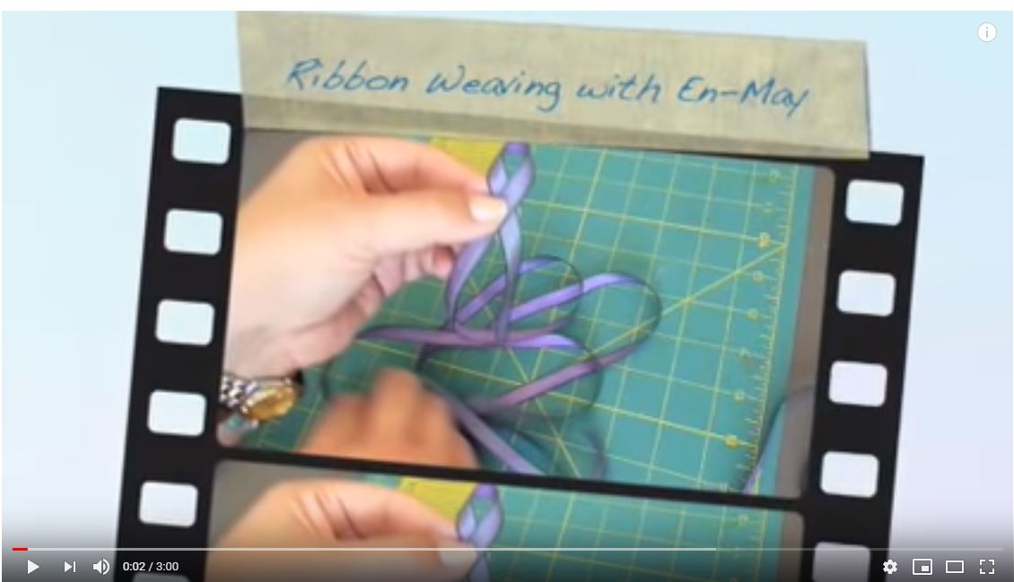 Tutorial: Ribbon Weaving - Online Ribbon - May Arts Ribbon
