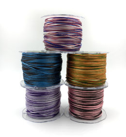 Striped Satin String - Rattail Cord - May Arts Ribbon