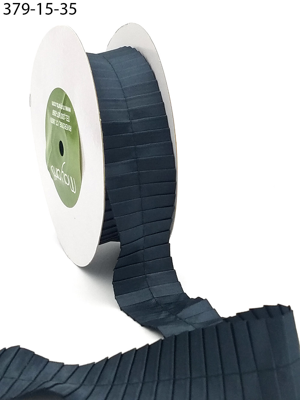 Pleated Satin Ribbon - 1.5" Online Ribbon - May Arts Ribbon