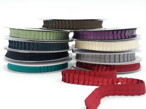 Pleated Satin Ribbon - 5/8" Online Ribbon - May Arts Ribbon