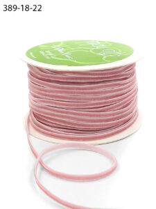 1/8 inch Velvet String Cord Ribbon with Woven Edge