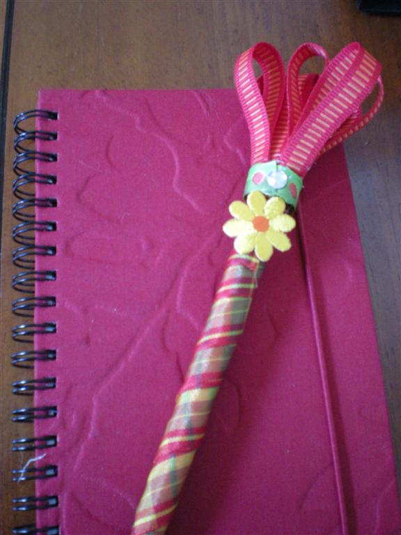 How To: Ribbon Wrapped Writing Pens