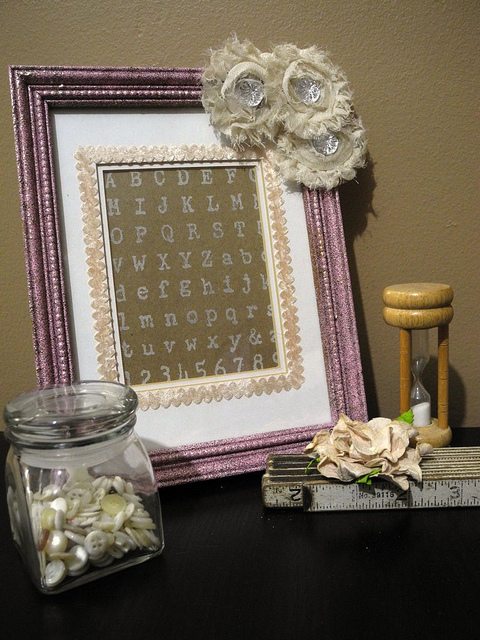 DIY Alphabet Frame