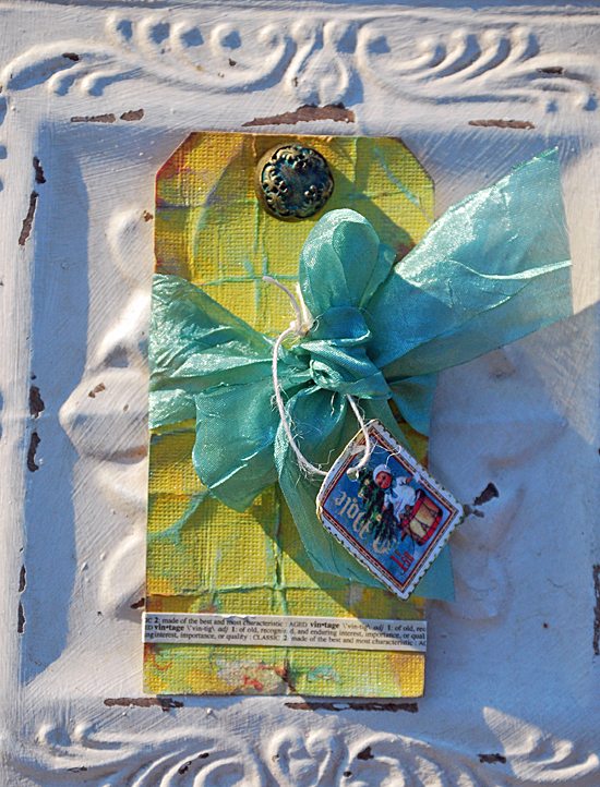 How to: Distressed Tag