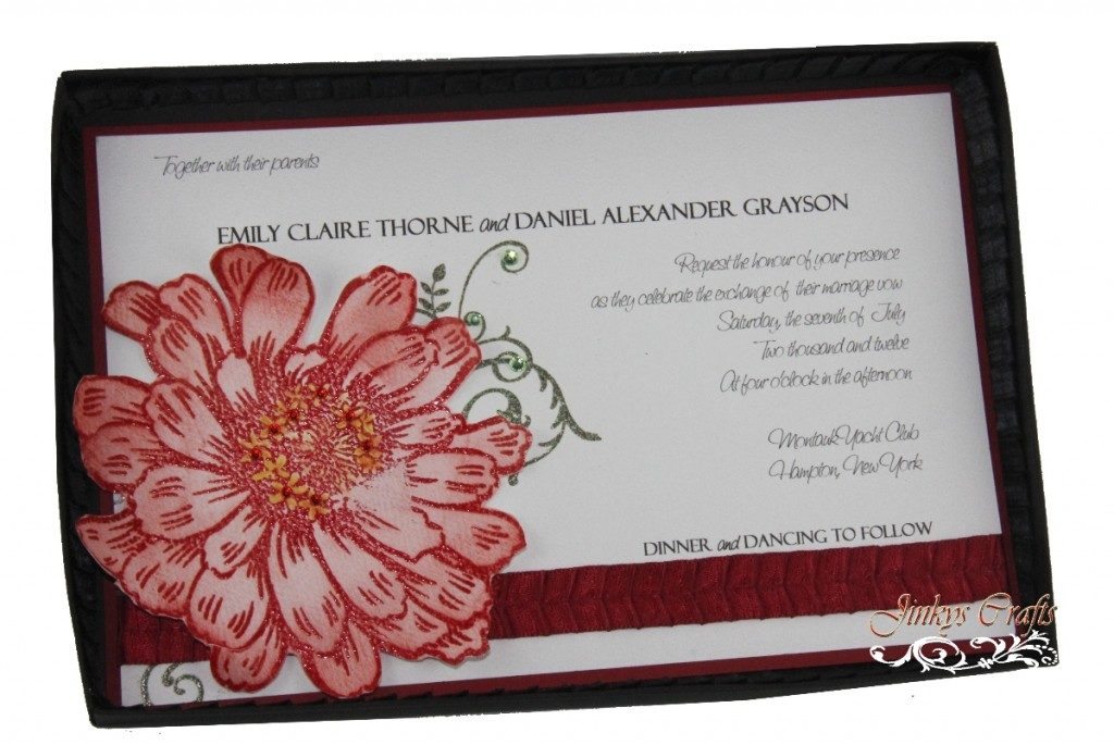 DIY Box Wedding Invitations