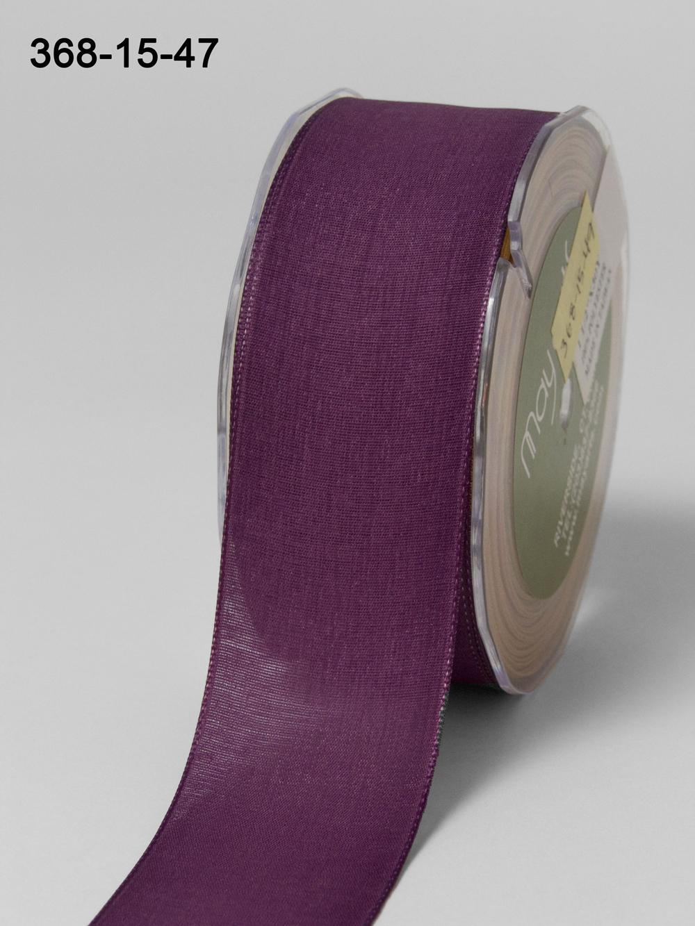 Woven Faux Linen Ribbon - 1.5" Online Ribbon - May Arts Ribbon