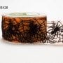 Spider Web Halloween Ribbon - 2" Online Ribbon - May Arts Ribbon