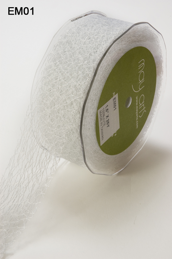 Net Ribbon - 1.5" Online Ribbon - May Arts Ribbon