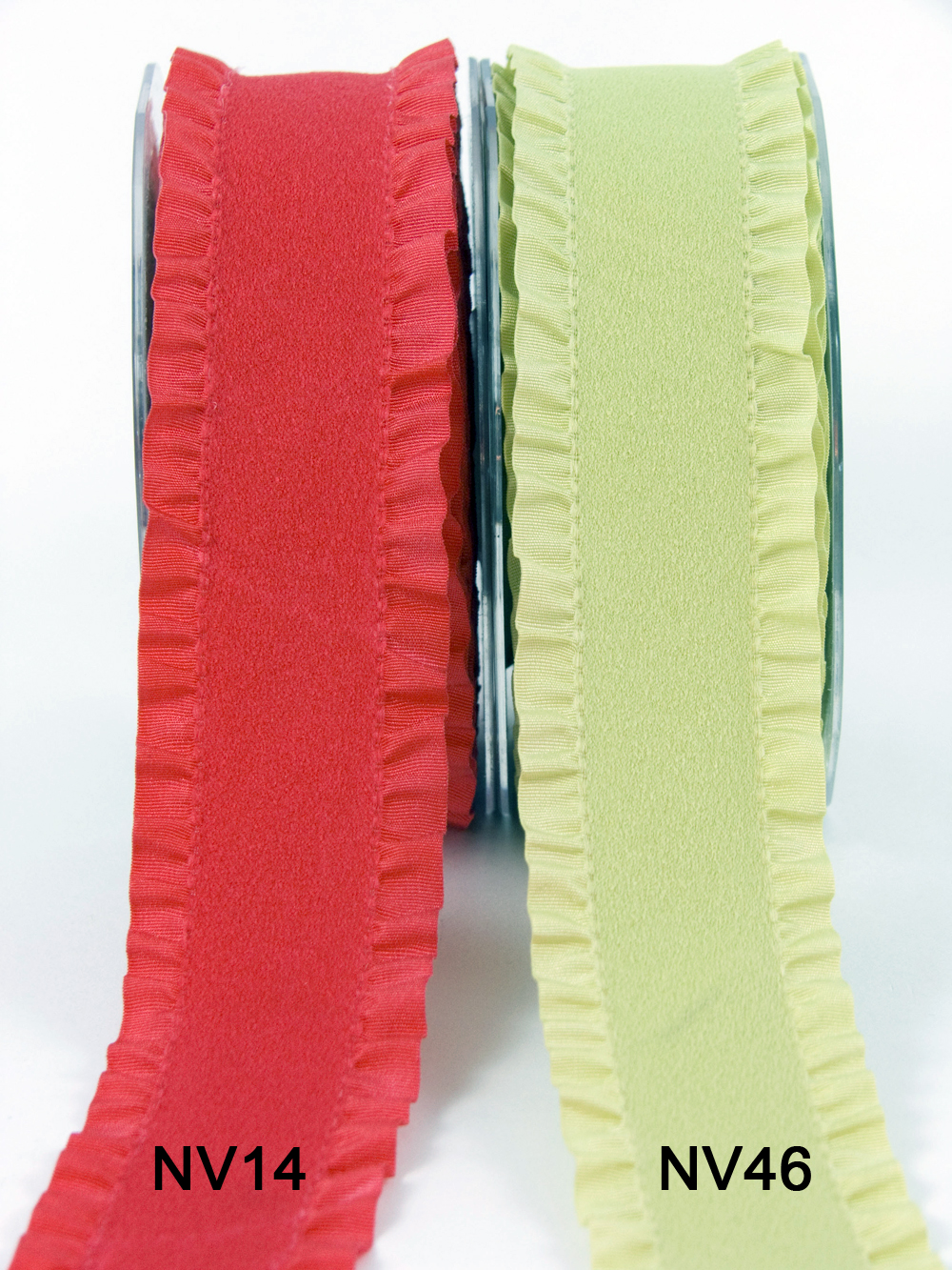 Ruffle Edge Suede Ribbon - 1.5" Wholesale Ribbon - May Arts Ribbon