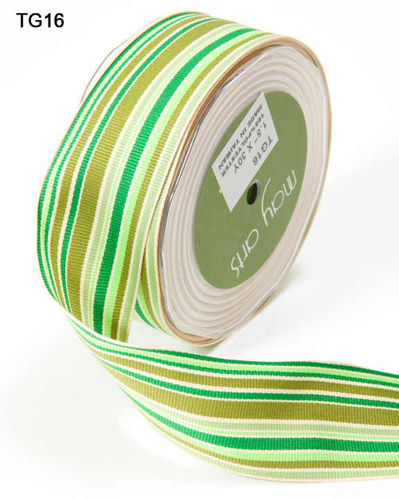 Multicolor Striped Grosgrain Ribbon - 1.5" Online Ribbon - May Arts