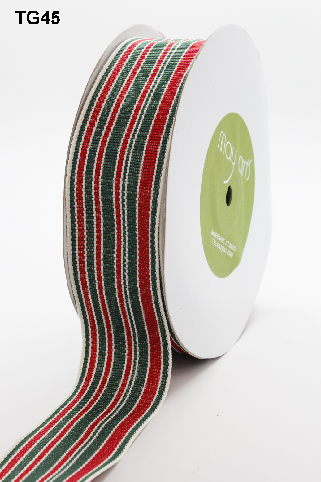 Multicolor Striped Grosgrain Ribbon - 1.5" Online Ribbon - May Arts