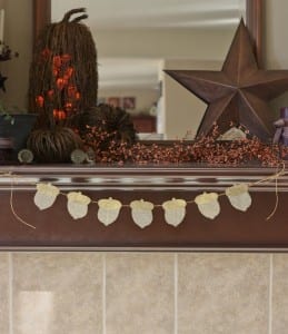 Fall Home Decor: Make an Acorn Banner - Online Ribbon - May Arts