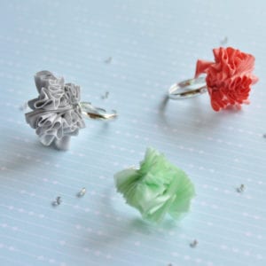 How To: Ribbon Pom-Pom Rings