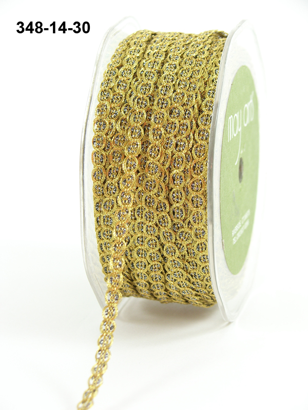 Metallic Chain - 1/4" Online Ribbon - May Arts Ribbon