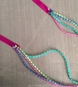 DIY For Girls: Ribbon & Bead Necklace