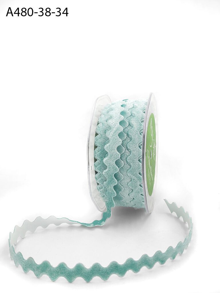 Ric Rac Velvet Adhesive Ribbon - Online Ribbon - May Arts