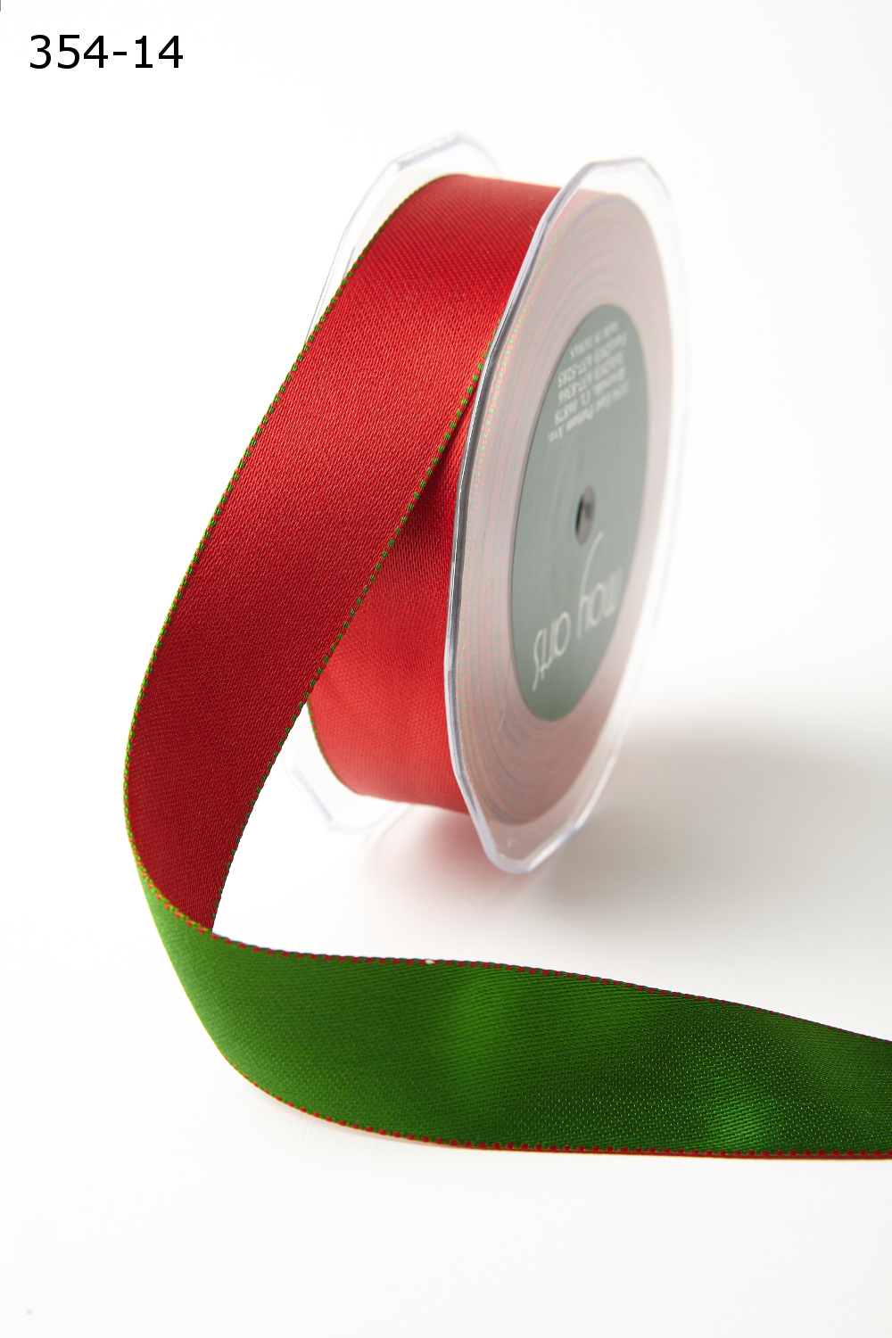 Reversible Satin Ribbon - 1" Online Ribbon - May Arts Ribbon