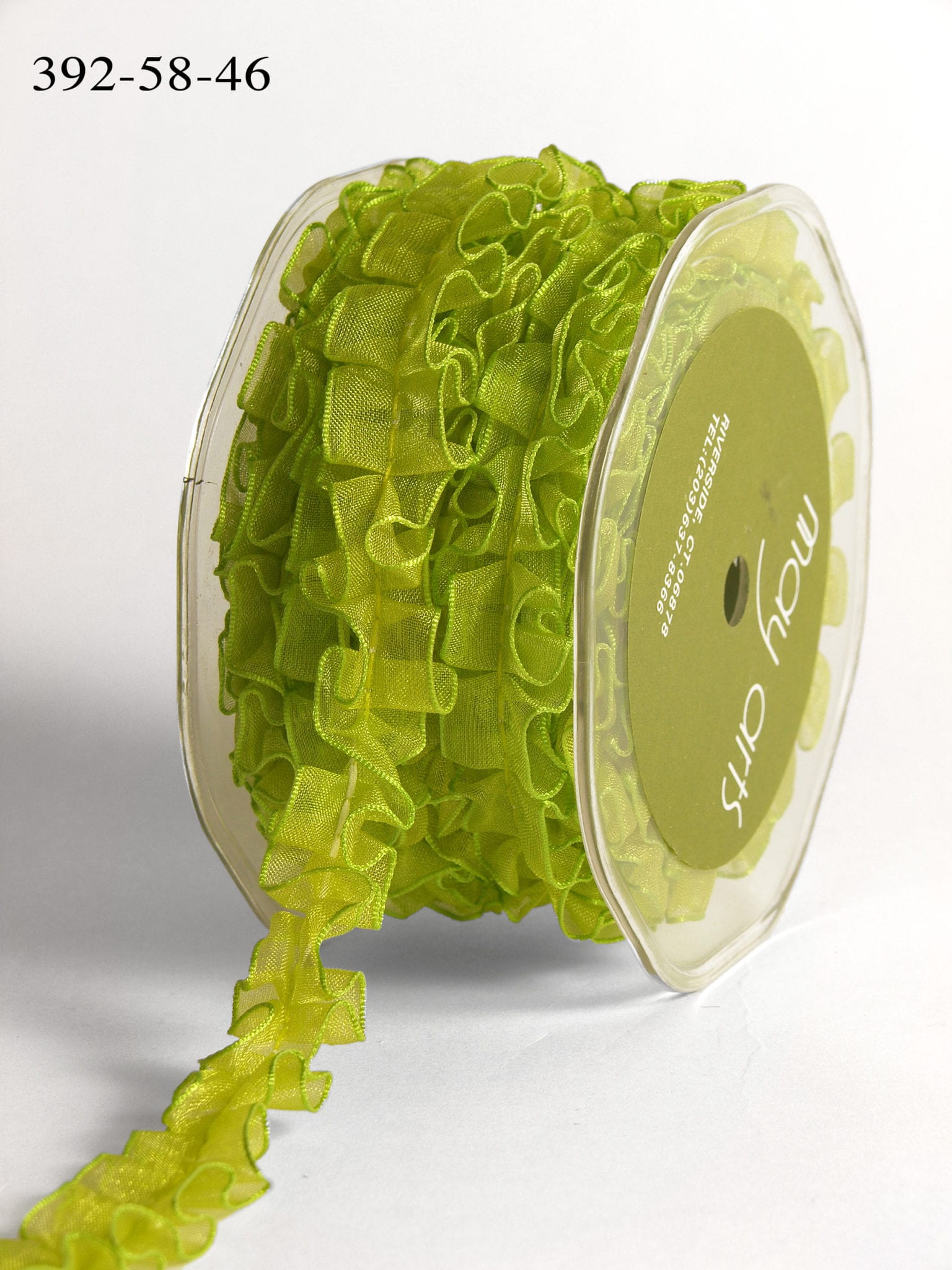 Organza Box Pleat Trim - 5/8" Online Ribbon - May Arts Ribbon