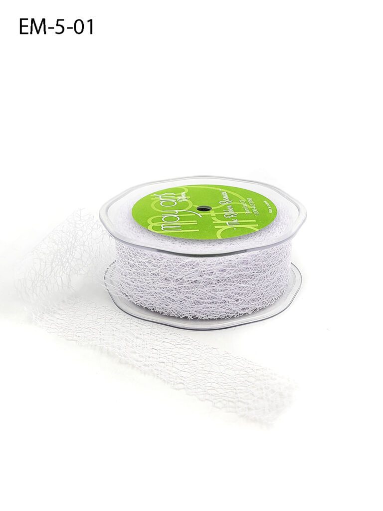 1.5 Inch Net Web Ribbon with Cut Edge