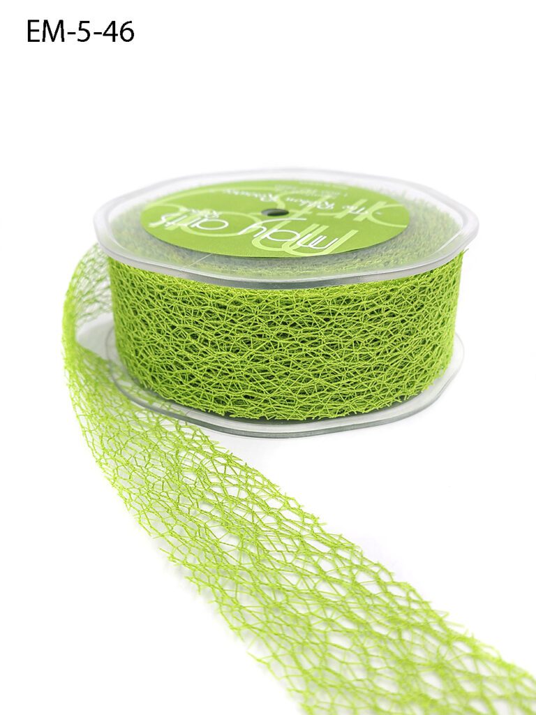 1.5 Inch Net Web Ribbon with Cut Edge