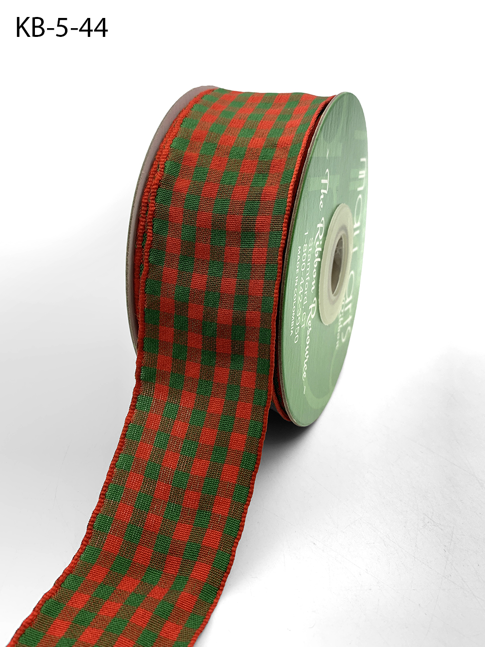 Checkered Gingham Ribbon - 1.5" Online Ribbon - May Arts Ribbon
