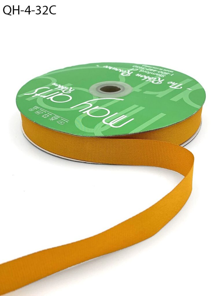 3/4 Inch Classic Grosgrain Ribbon with Woven Edge