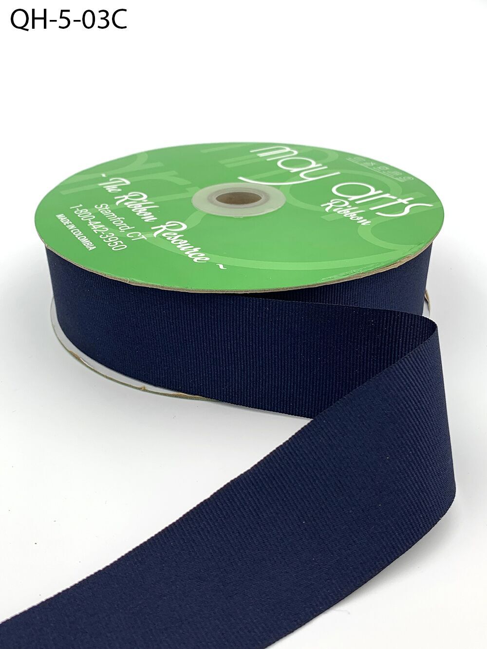 1.5 Inch Classic Grosgrain Ribbon with Woven Edge - May Arts Ribbon