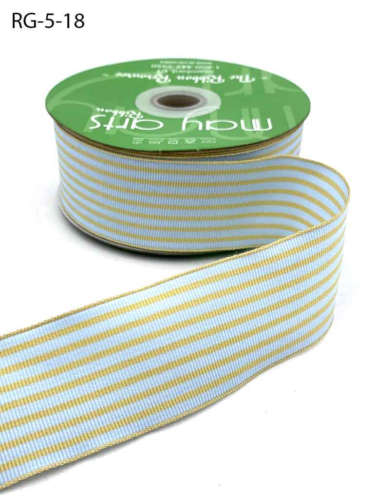 Classic Striped Grosgrain Ribbon - 1.5" Online Ribbon - May Arts Ribbon