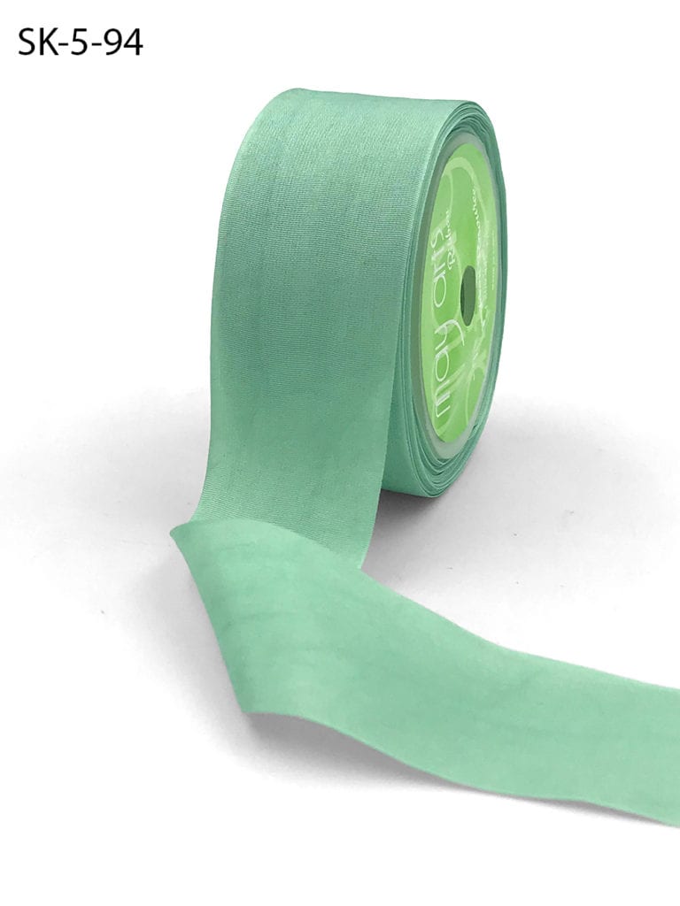 Classic Hand Dyed Silk Ribbon - 1.25" Wide Online Ribbon - May Arts