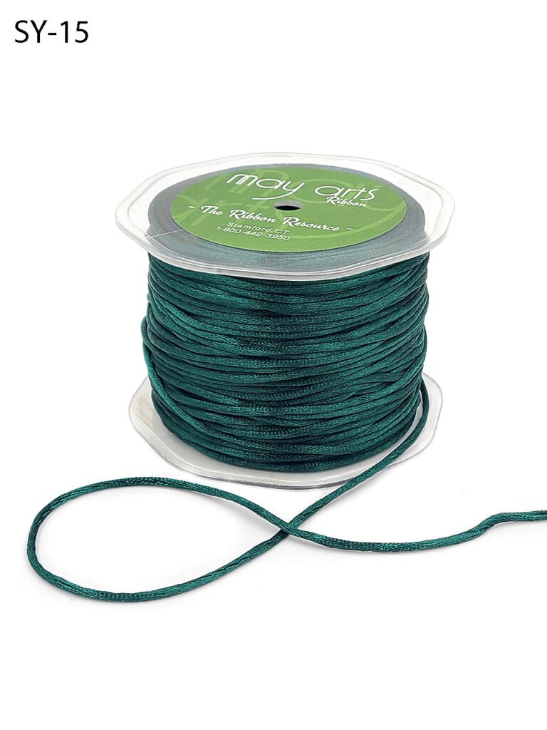 1/8 Inch Rat Tail Satin String Cord Ribbon