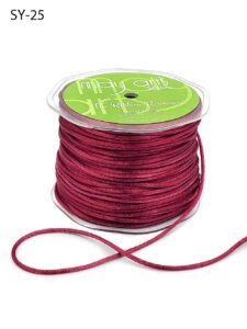 1/8 Inch Rat Tail Satin String Cord Ribbon