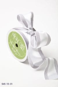 1.5 Inch Woven Upholstery Fabric Ribbon with Wired Edge