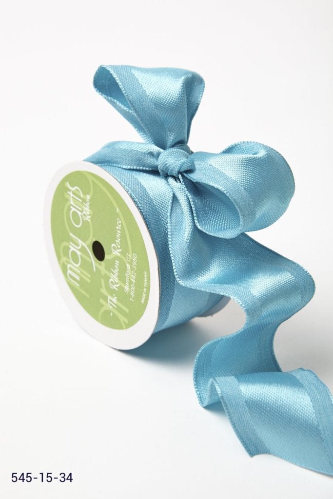 1.5 Inch Woven Upholstery Fabric Ribbon with Wired Edge