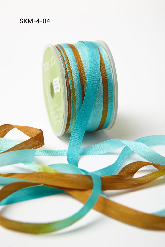 Tie Dye Silk - 1/4" Wide Online Ribbon - May Arts Ribbon