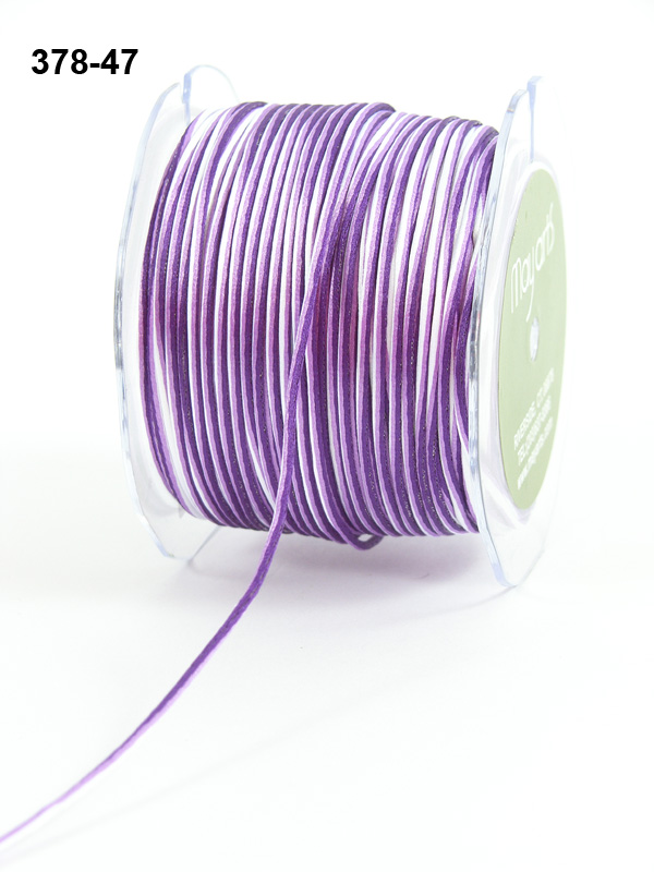 Striped Satin String - Rattail Cord - May Arts Ribbon
