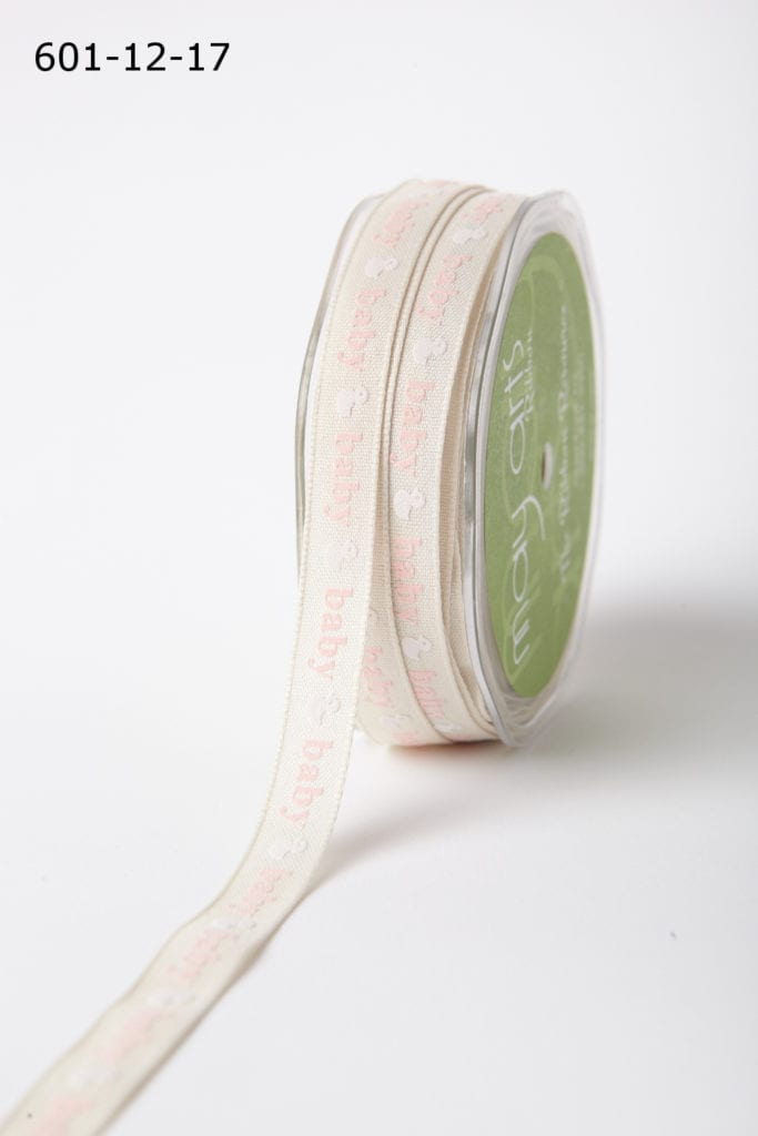 Duck Print Baby Ribbon - 1/2" Wide Online Ribbon - May Arts Ribbon