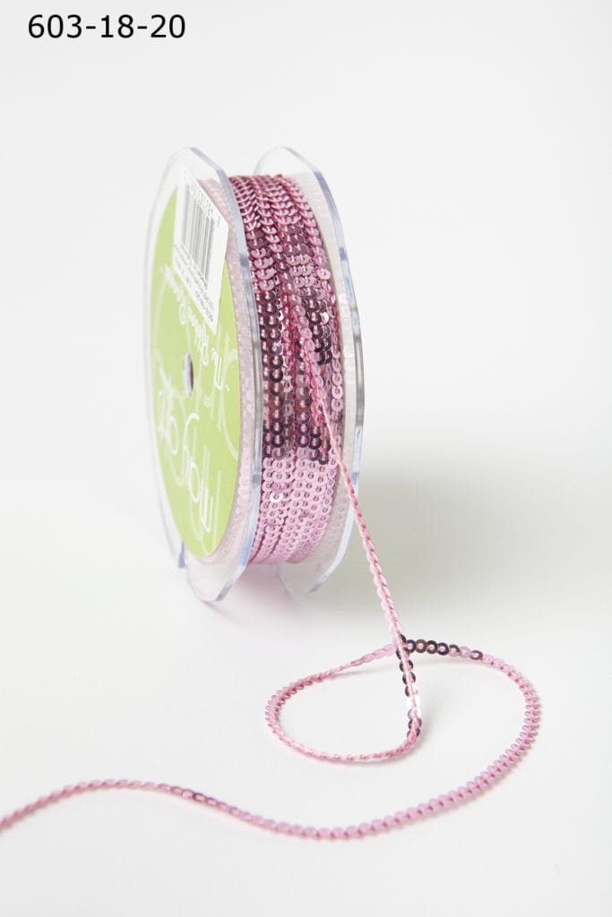 1/8 Inch Mini Sequin Single Strand Ribbon