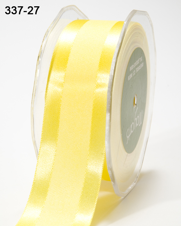 Center Band Satin Ribbon - 1.5" Online Ribbon - May Arts Ribbon