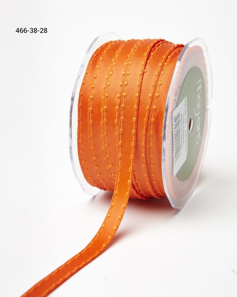 Knotted Edge Satin Ribbon - 3/8" Online Ribbon - May Arts Ribbon