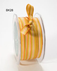 Striped Grosgrain Ribbon - 3/8" Online Ribbon - May Arts Ribbon