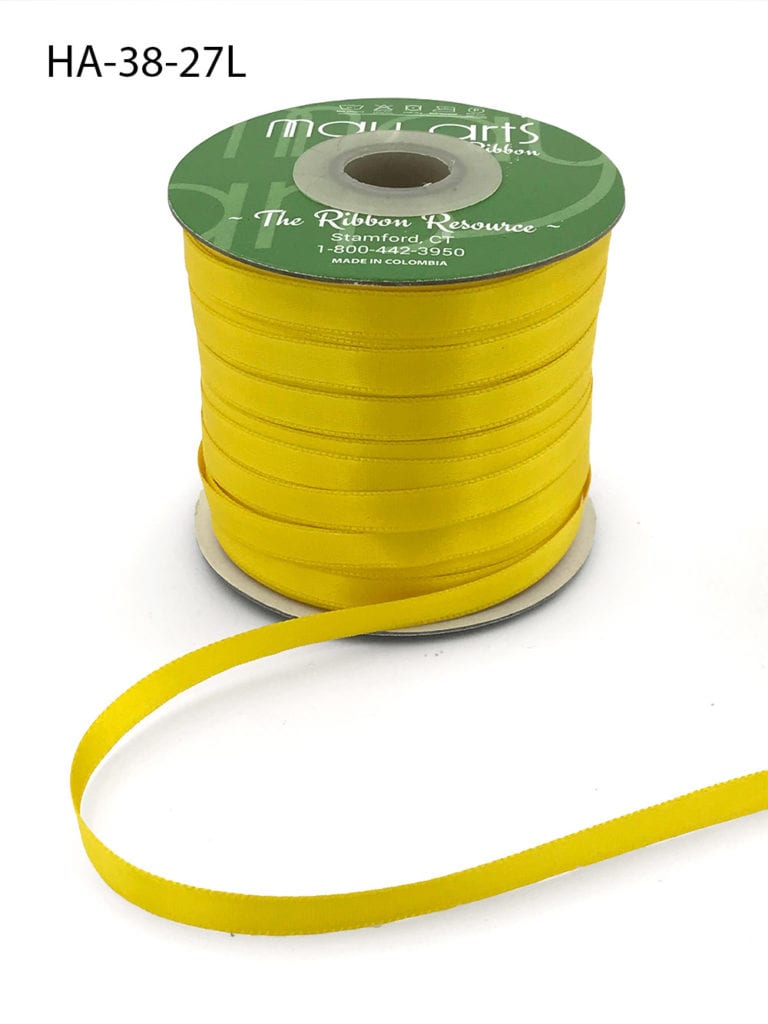 Double Faced Satin Ribbon - 3/8" Wide Wholesale Ribbon - May Arts