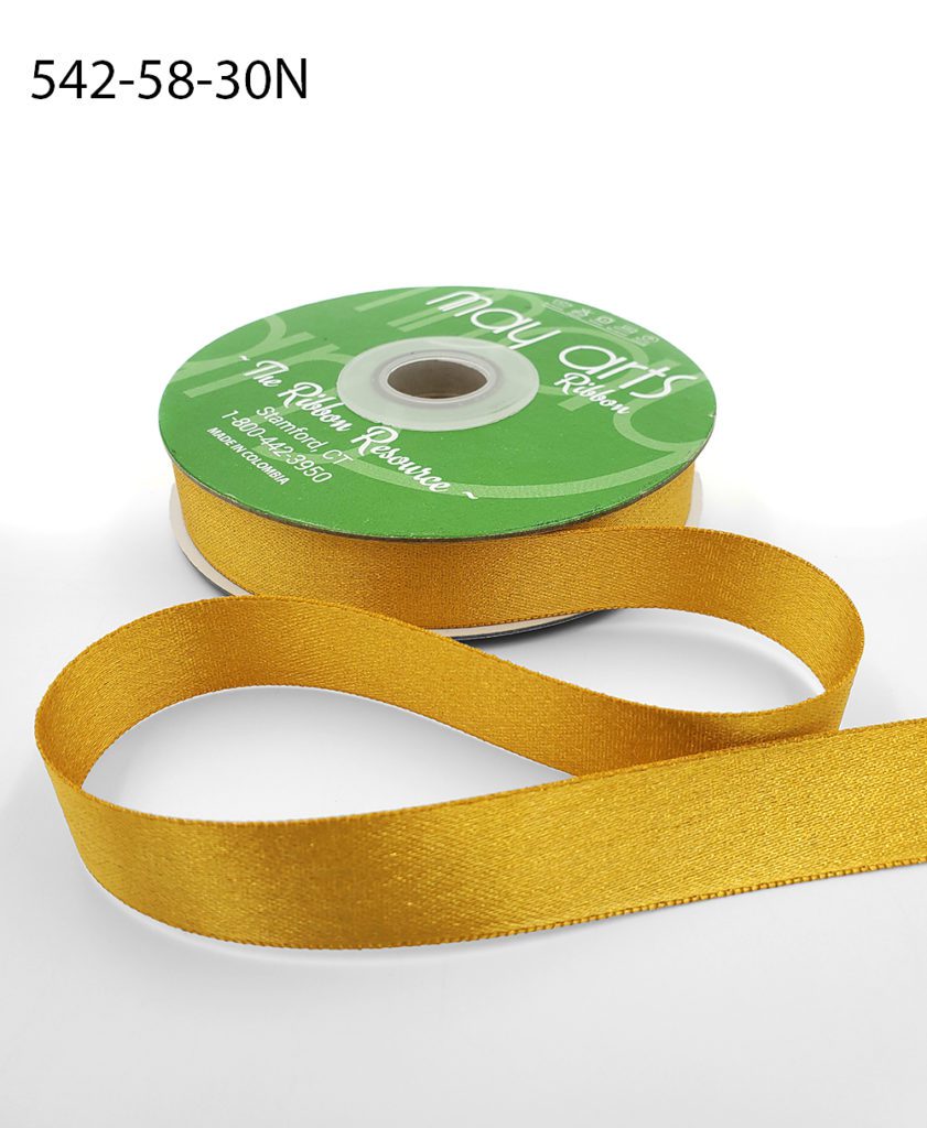 5/8 Inch Textured Metallic Sparkle Ribbon with Woven Edge