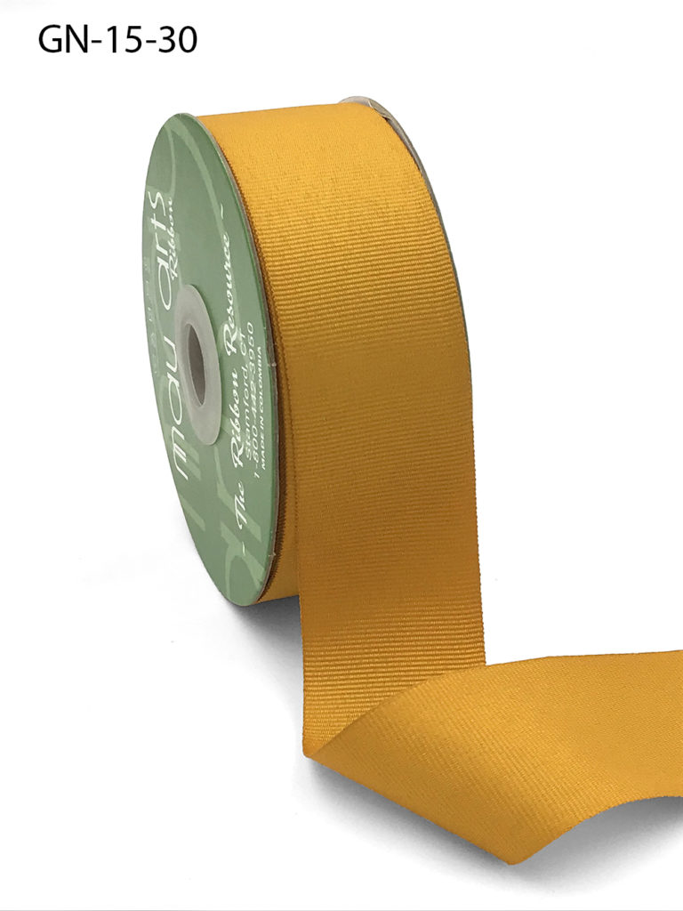 1.5 Inch Light-Weight Flat Grosgrain Ribbon with Woven Edge