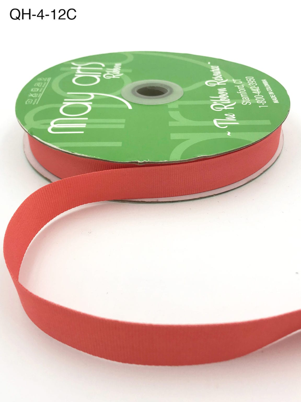 3/4 Inch Classic Grosgrain Ribbon with Woven Edge