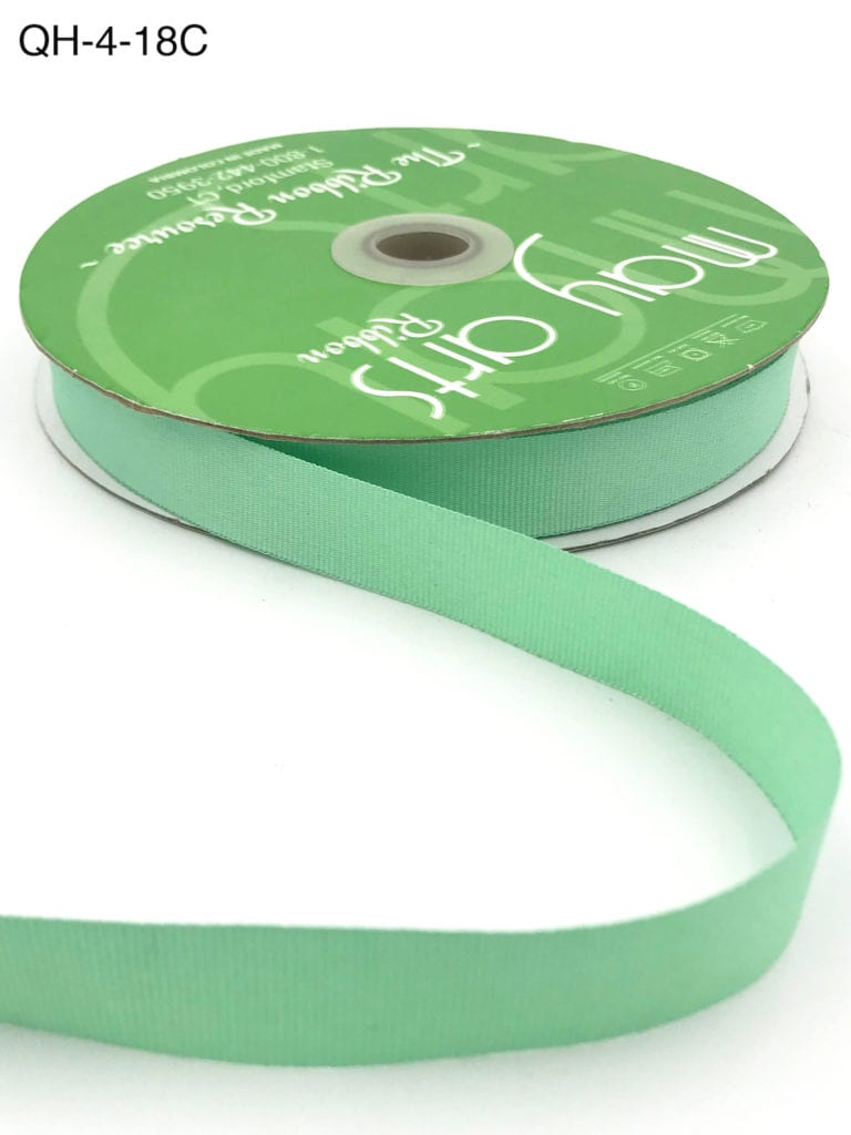 3/4 Inch Classic Grosgrain Ribbon with Woven Edge